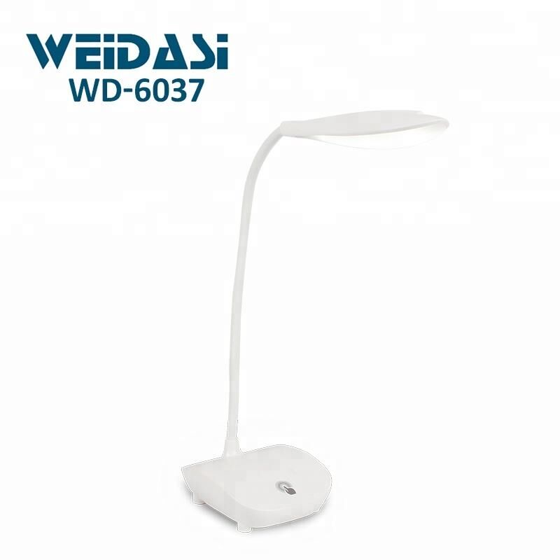 Flexible rechargeable study reading table light led desk touch lamp ...